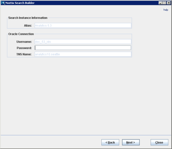 Rebuild Search Instance – Angles for Oracle